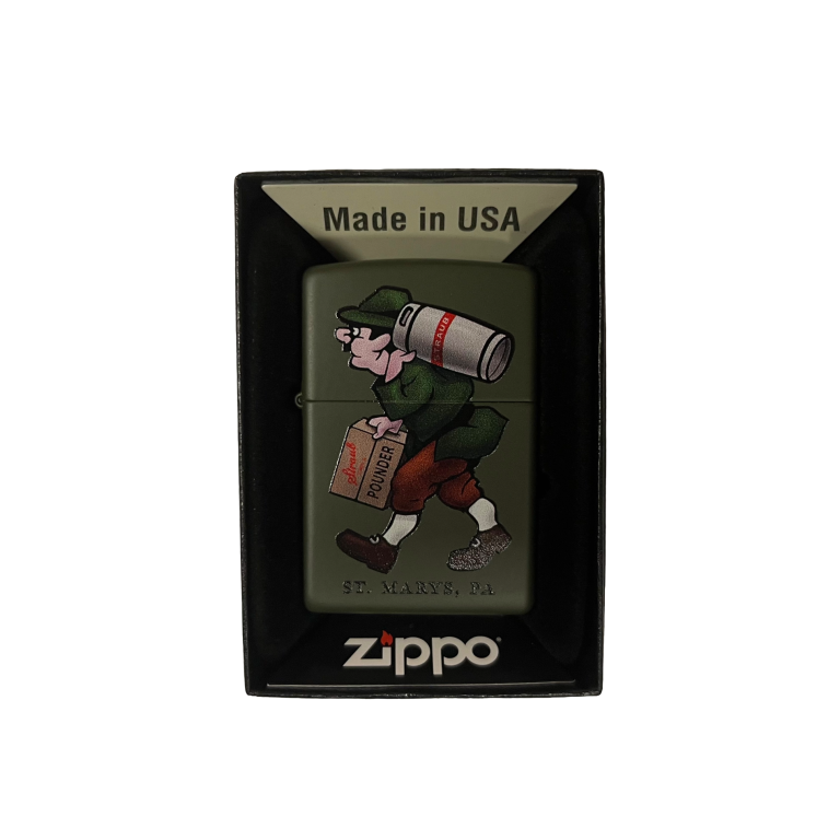 Zippo Lighter - Straub Bavarian Man - Straub Brewery