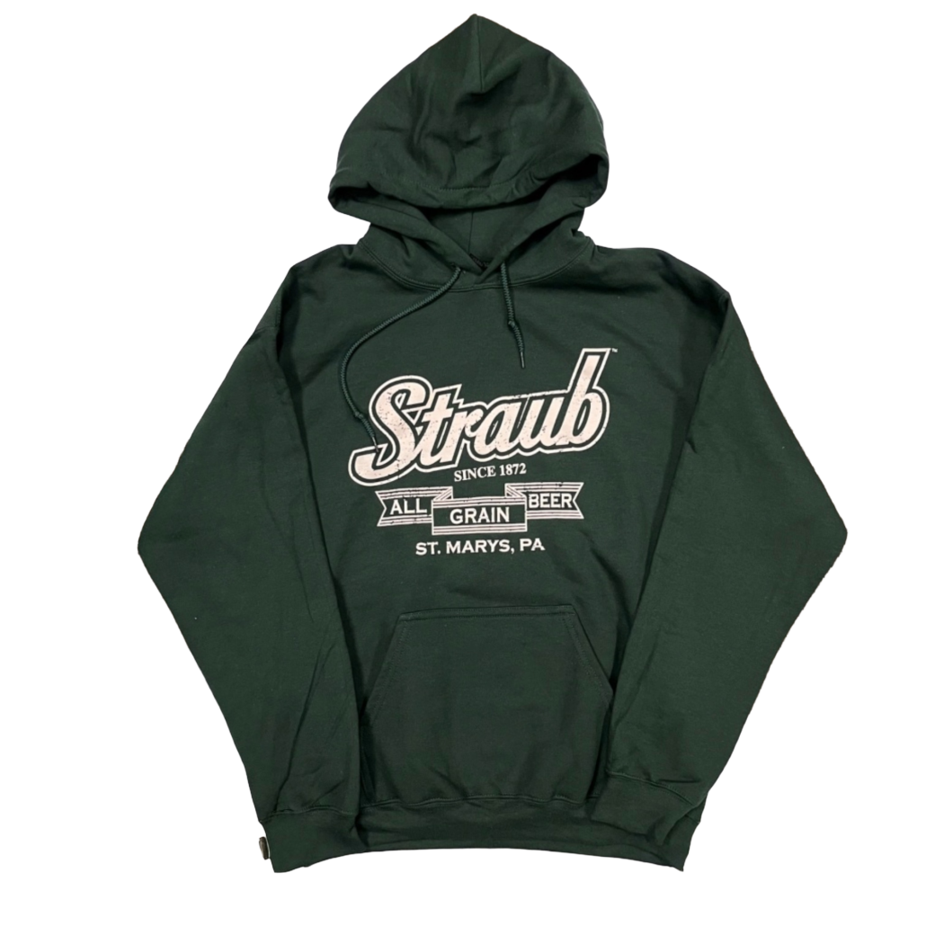 Dark Green Hoodie - Straub Brewery
