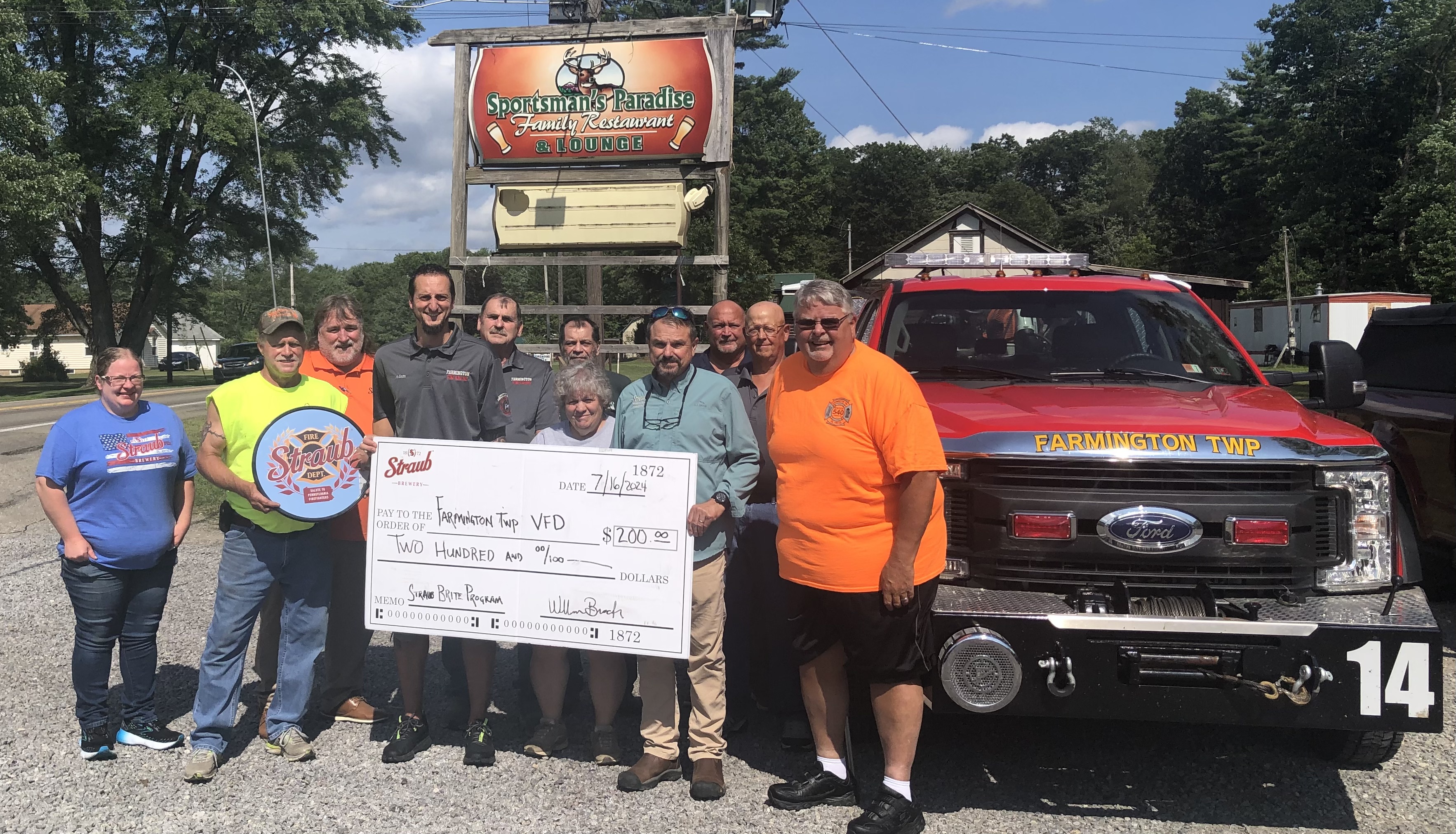 2026 Salute to PA Firefighters - Straub Brewery